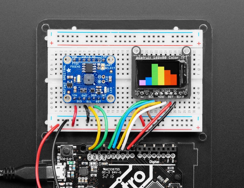 Plotting AS7262 in serial plotter - Sensors - Arduino Forum