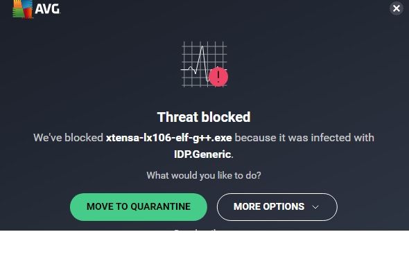 Avg Detects Xtensa Lx106 Elf G Exe As Threat After 2 0 0 Rc9 Update