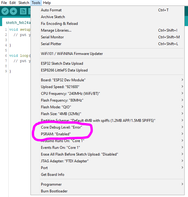 Memory Allocation Failed Programming Arduino Forum
