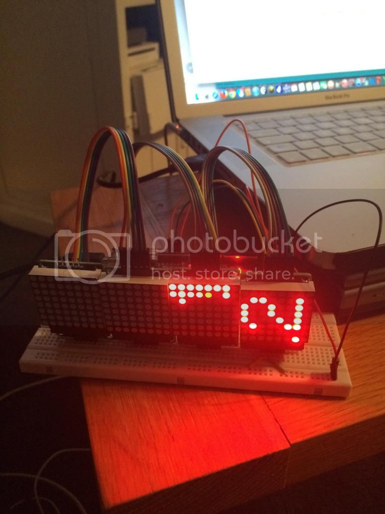 weird 8x8 LED Display Issue - MAX 7219 - LEDs and Multiplexing ...