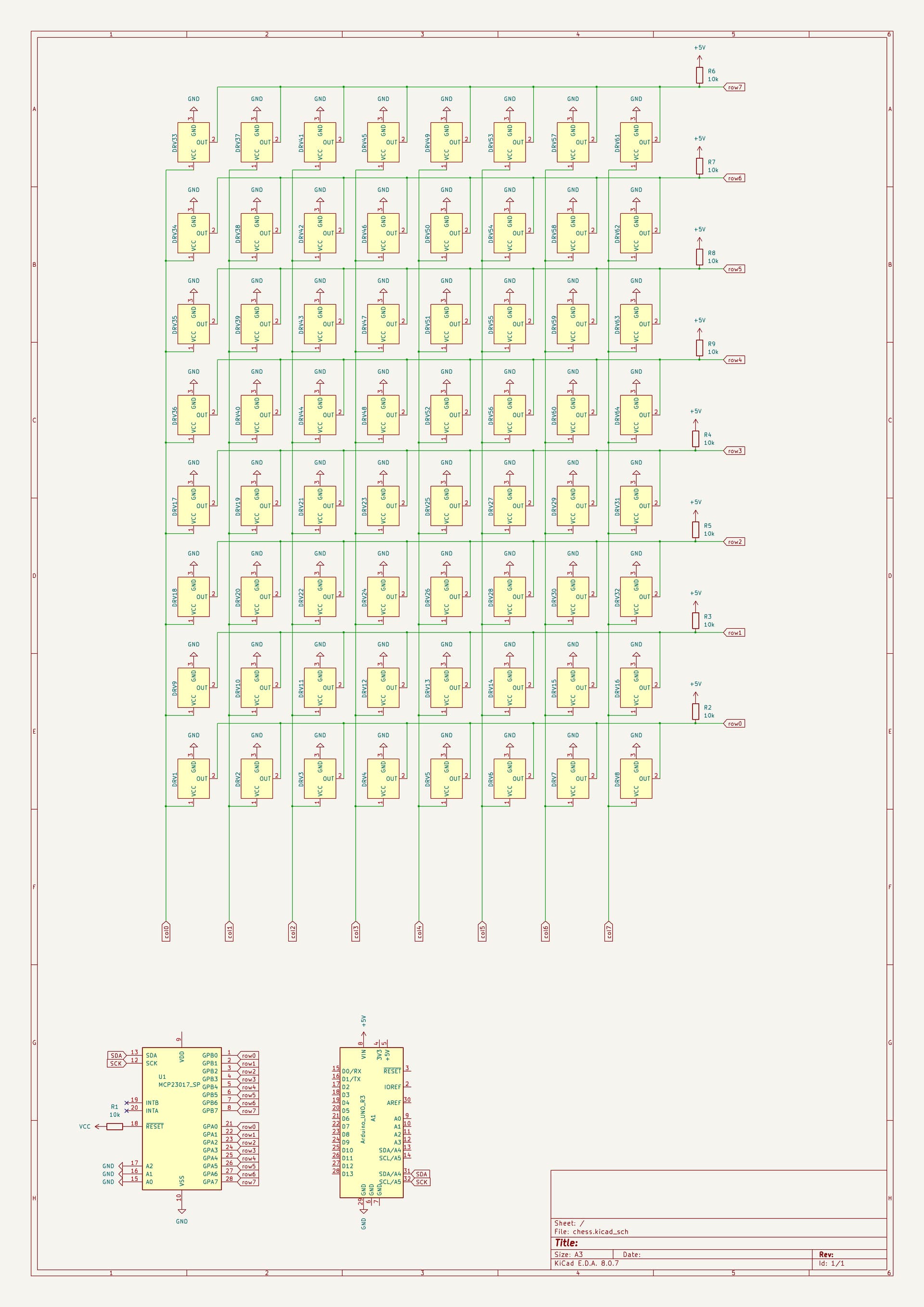 Chess Board Sensor Array Circuit Schematic Help - General Guidance ...