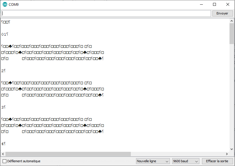Le Code Fonctionne Mais Des Parasites Saffichent Dans Le Moniteur