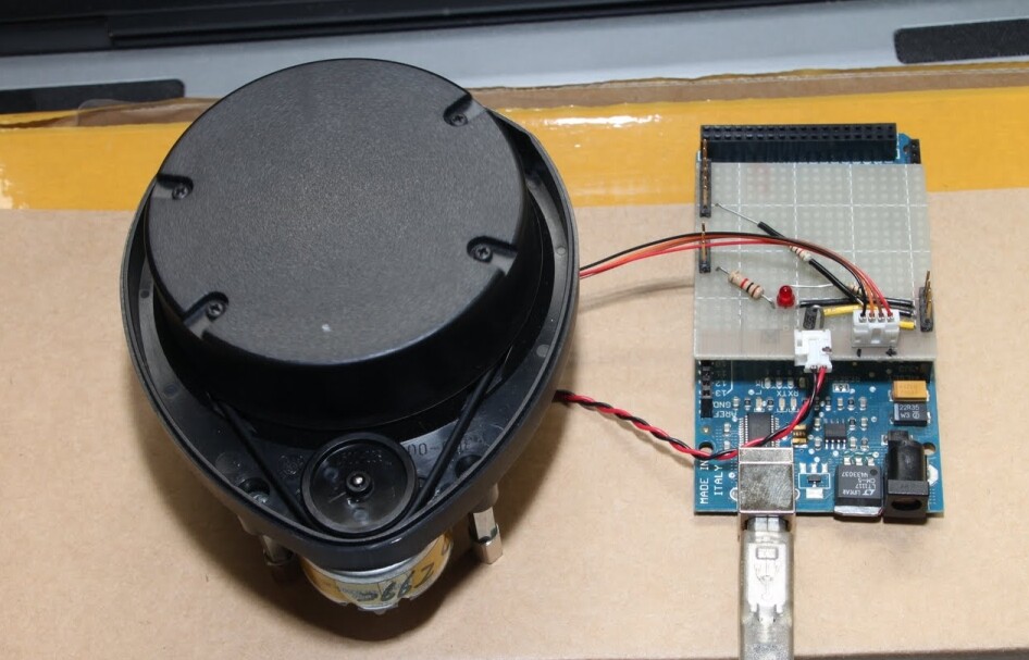 Introducing The 360 Degree Laser Scanner Development Kit Rplidar Robotics Arduino Forum