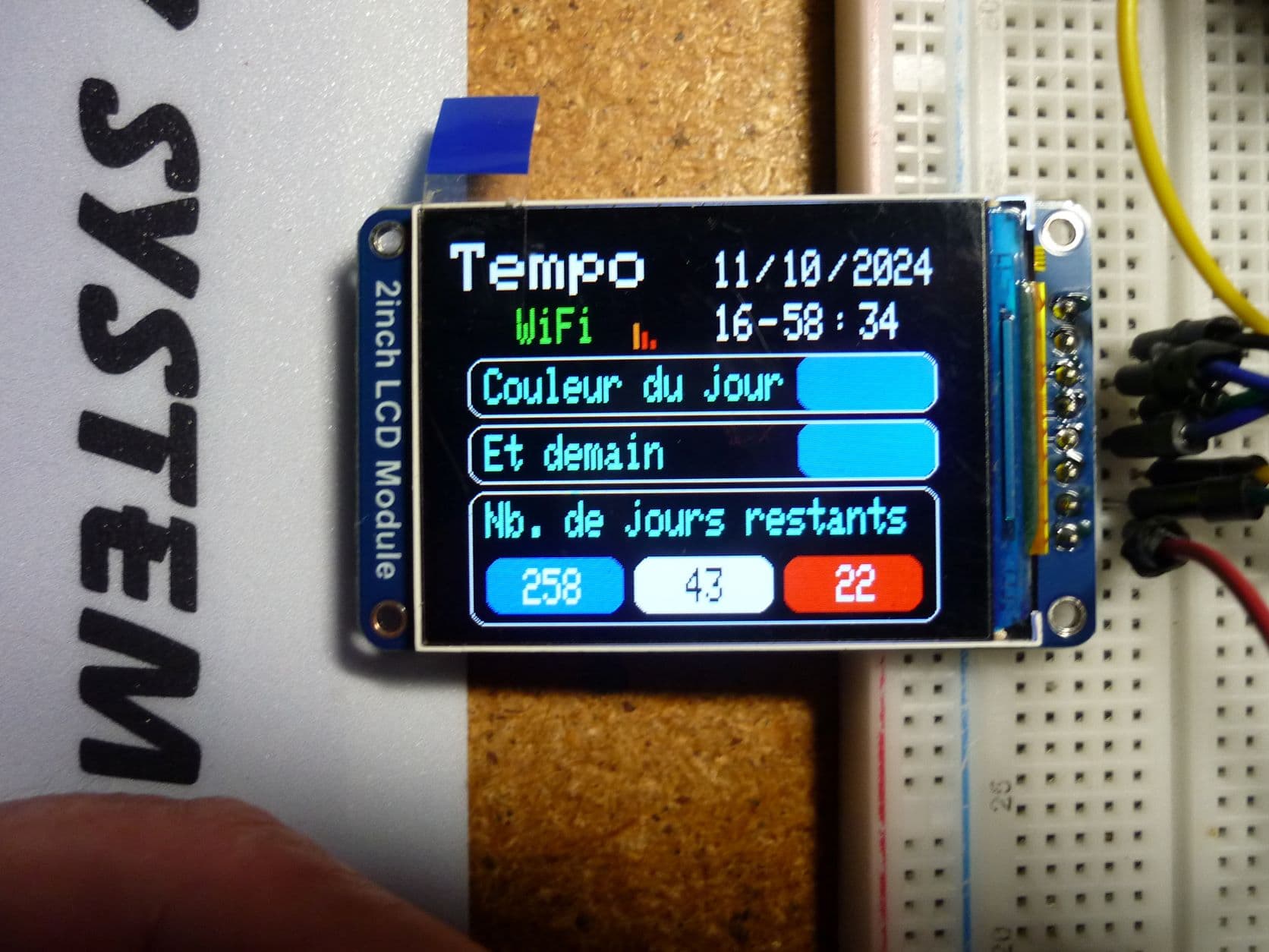 Récupération des couleurs Tempo EDF avec un ESP32 - Page 9 - Tutoriels et cours - Arduino Forum