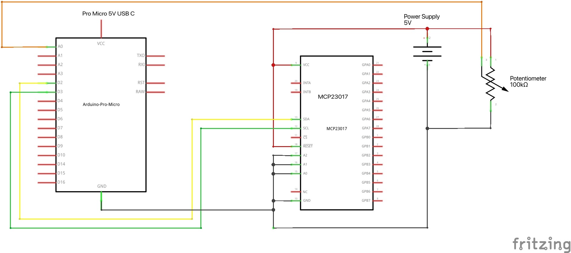 (External) Power Arduino (Pro Micro) and MCP23017 Expanders - General Guidance - Arduino Forum