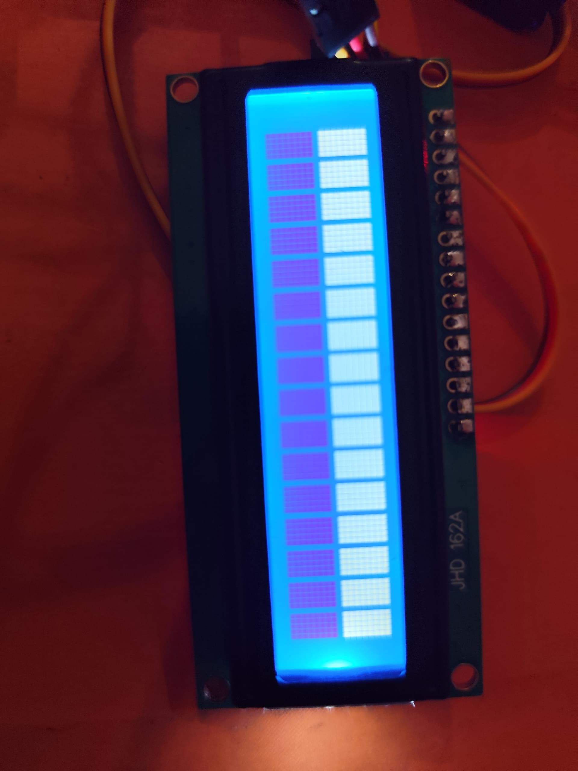 Lcd just glowing and showing white boxesbut not showing any text - Networking, Protocols, and ...