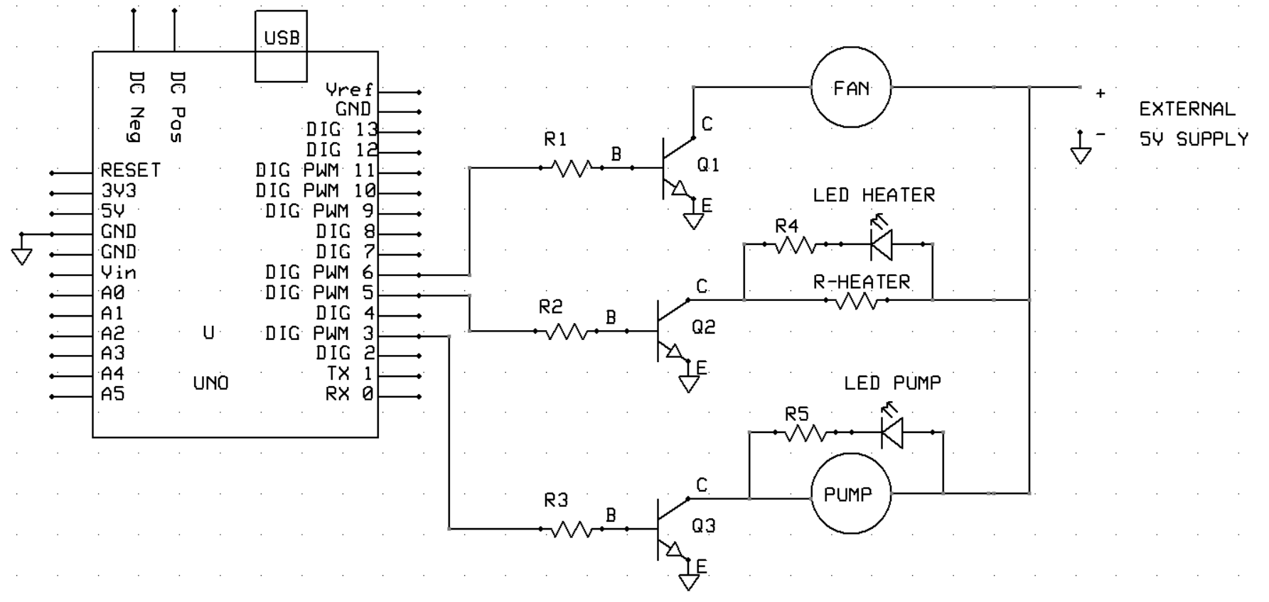 Current Output from a transistor to a heater - General Guidance ...