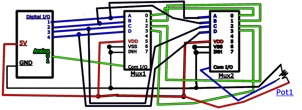 Is Reverse Multiplexing Possible Page 2 Leds And Multiplexing Arduino Forum