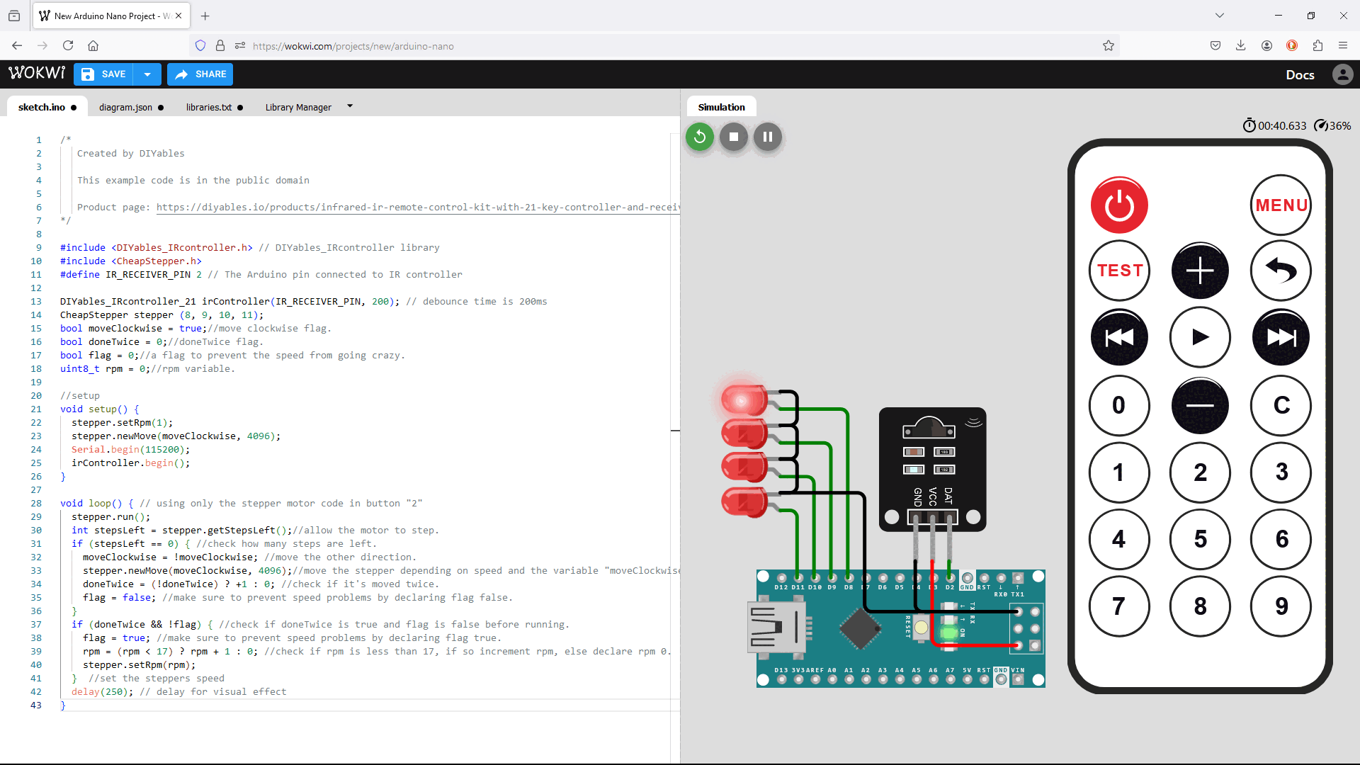 IR Remote control my stepper motor - Page 2 - Motors, Mechanics, Power ...