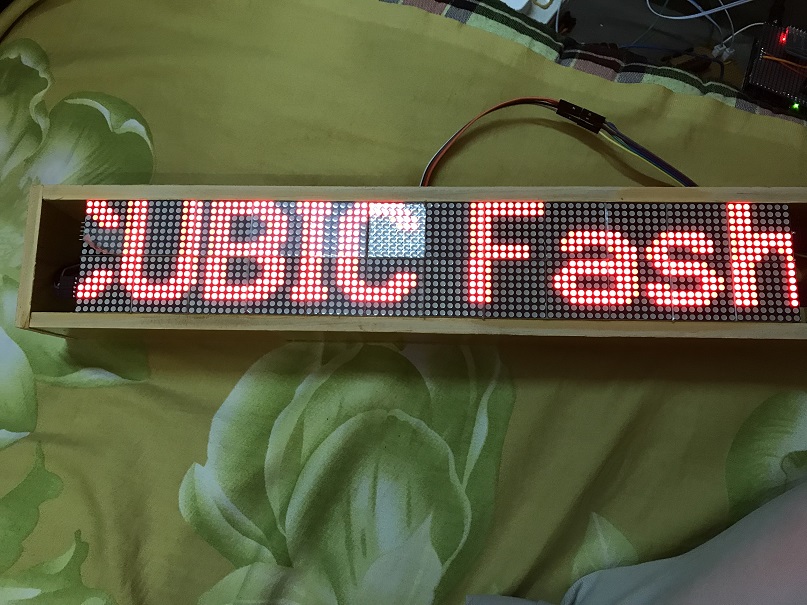 LED matrix display - MD_Parola, MD_MAX72xx and MD_MAXPanel - Page 66 ...