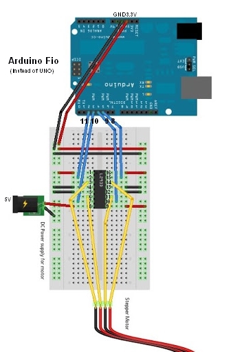 Aruino + L293D + external supply issue - Motors, Mechanics, Power and CNC - Arduino Forum