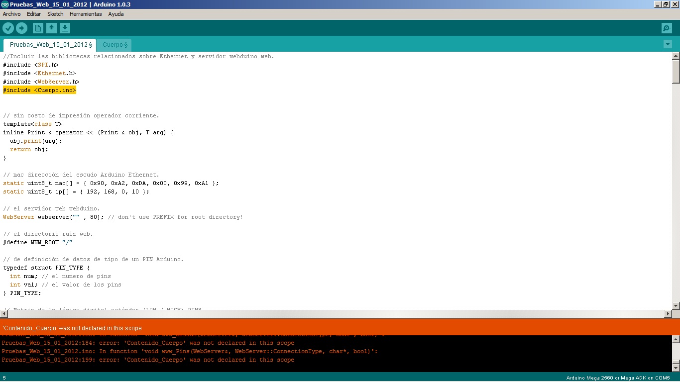 Pestañas en proyecto arduino - Software - Arduino Forum