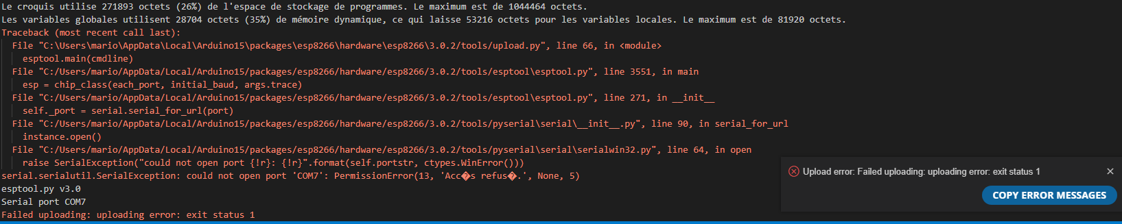 Arduino IDE 2.0 rc9.1 uploading problem on board ESP8266 - IDE 2.x ...