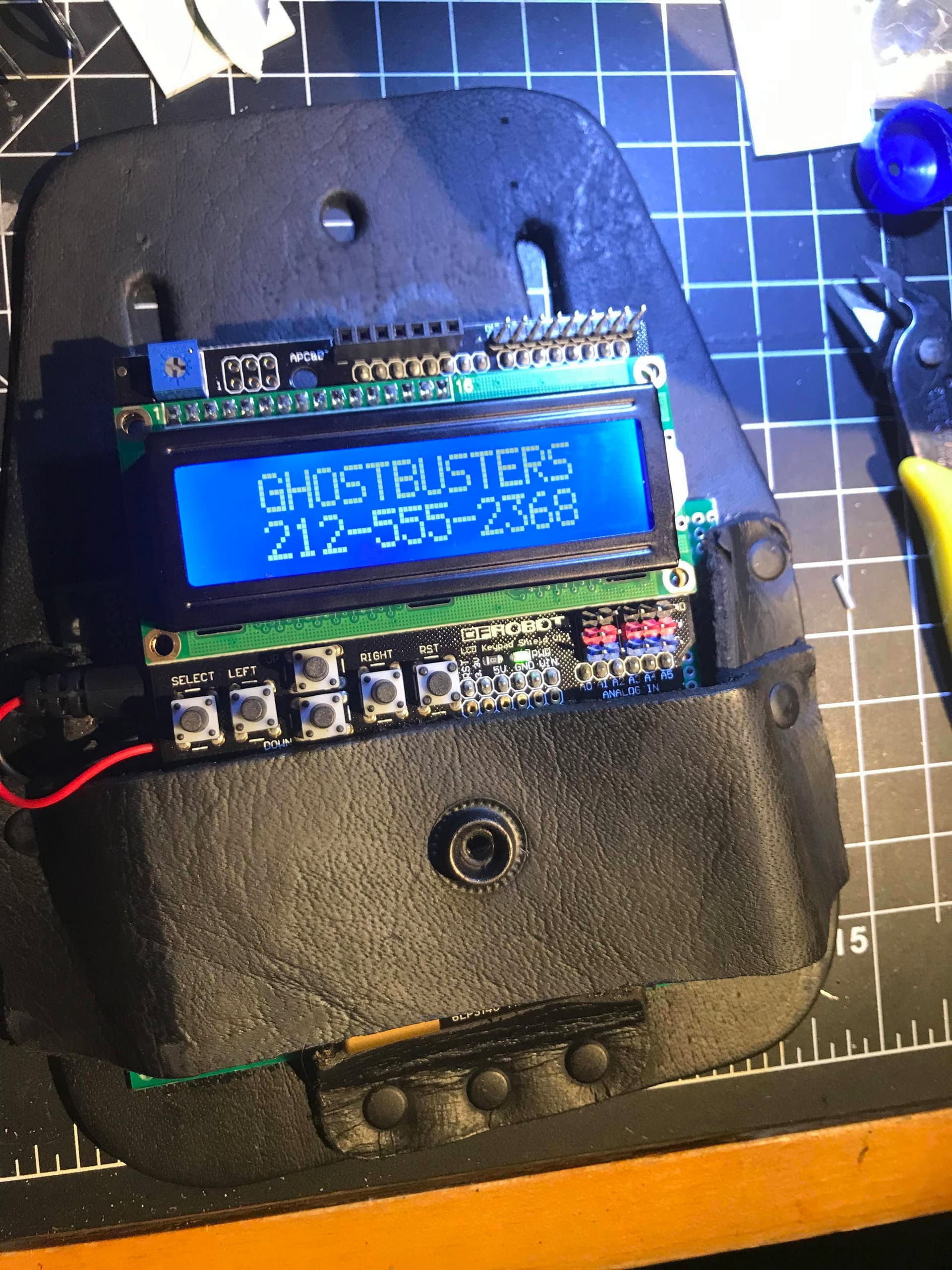 Weable Ghostbusters diplay prop- the Belt Gizmo - Showcase - Arduino Forum