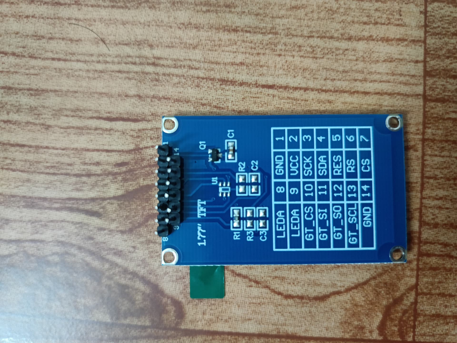 1.77" TFT connection - Displays - Arduino Forum