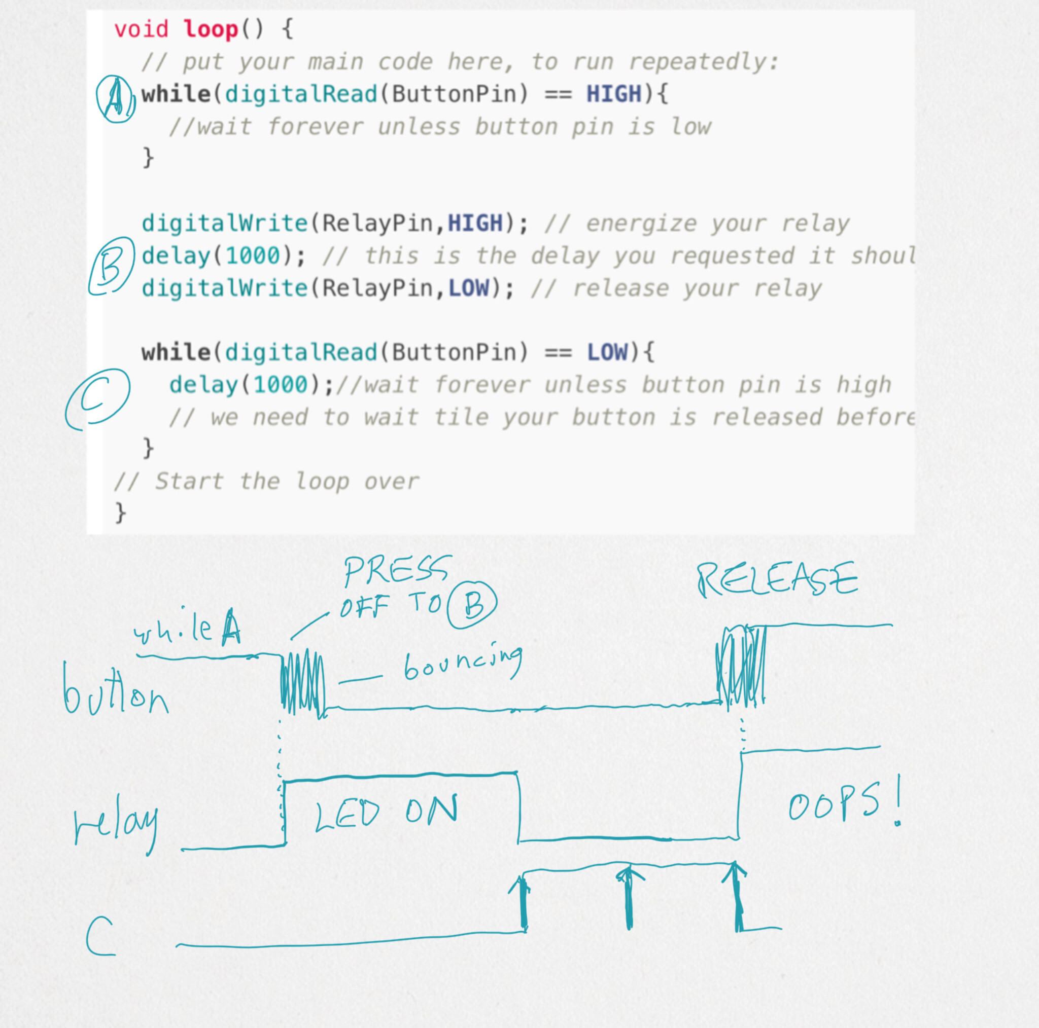 Push button relay - Page 2 - General Guidance - Arduino Forum