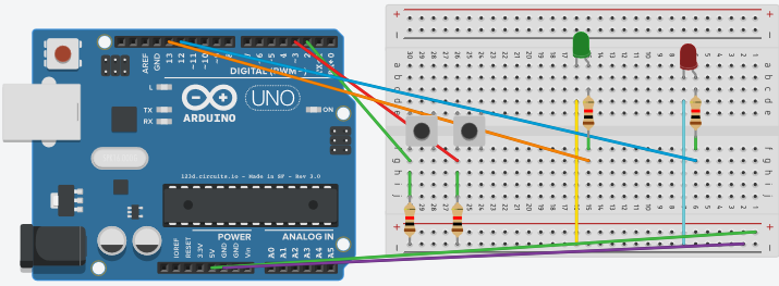 Two Buttons, Two LEDs - Page 2 - General Guidance - Arduino Forum