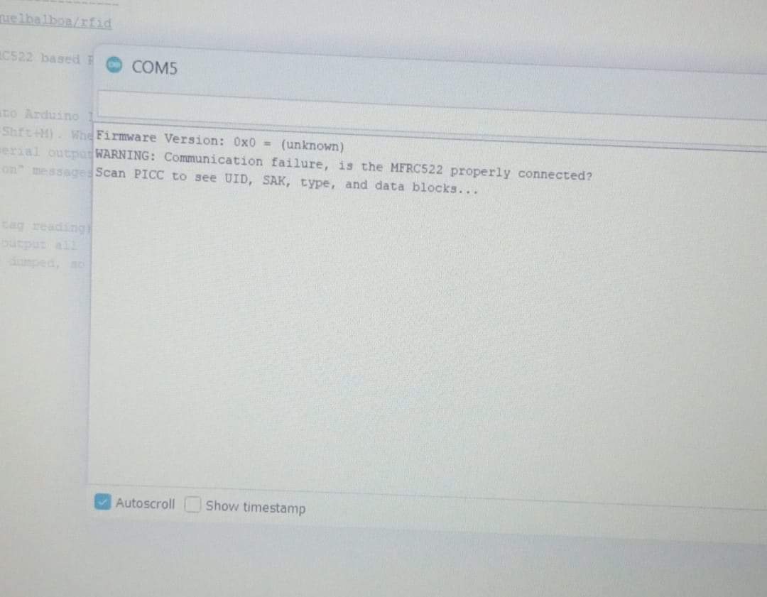 Mfrc522 Not Working General Guidance Arduino Forum