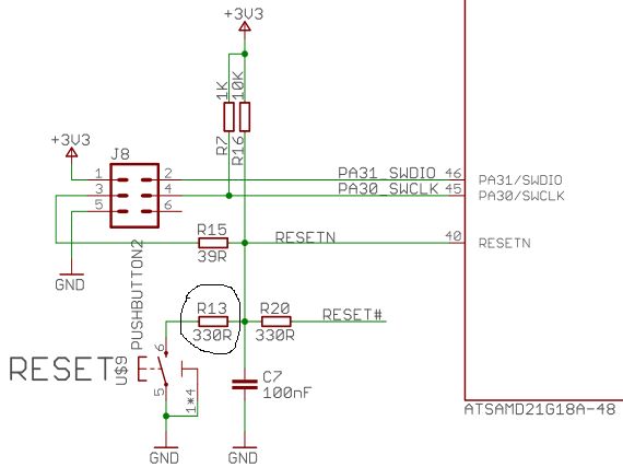 Resistor near the Reset button - MKR Vidor 4000 - Arduino Forum
