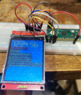 SB Components Micro RP2040 and ST7789 2.4 TFT LCD SPI display not working together using any ...
