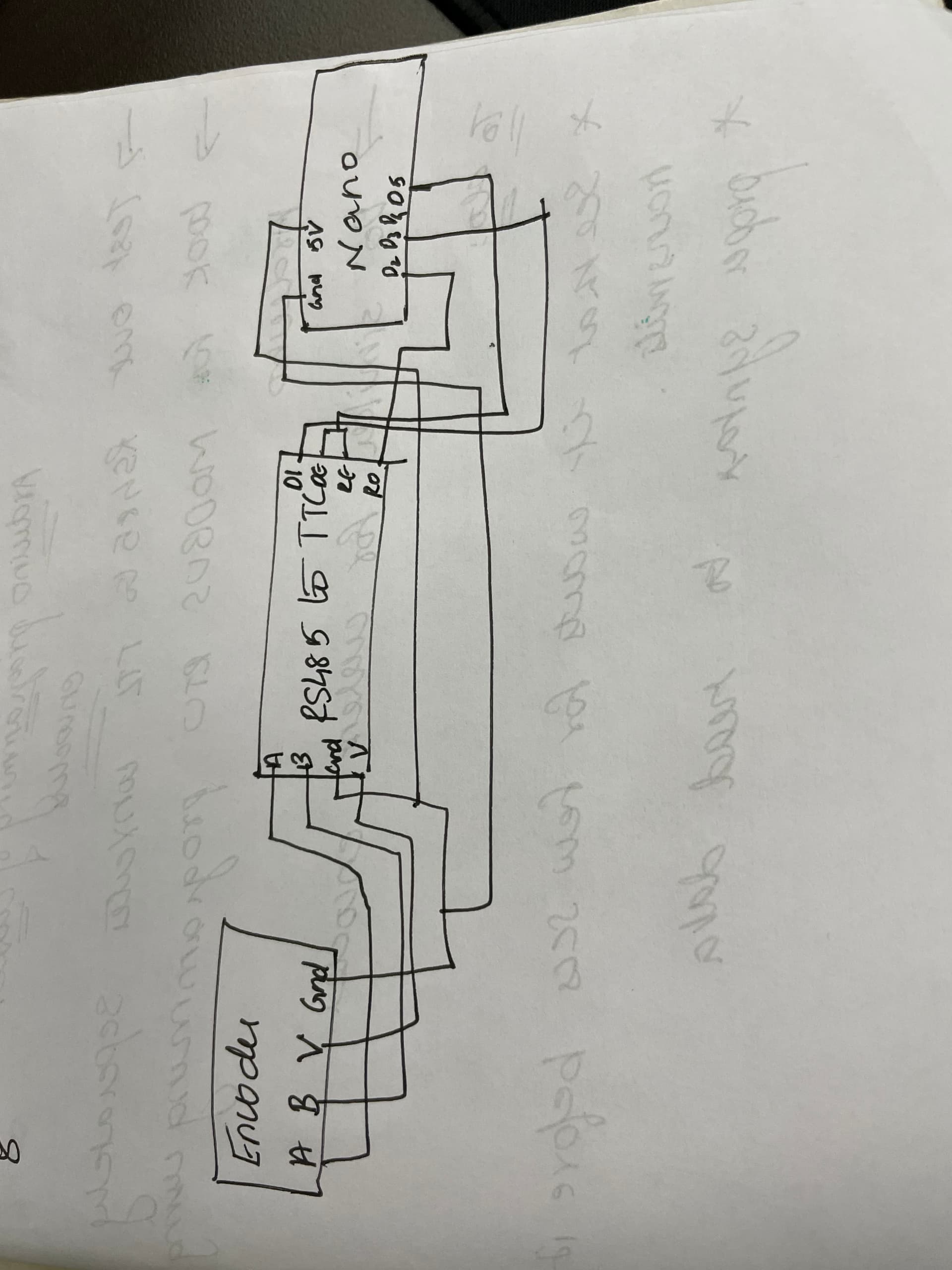 Arduino Nano Connected To Encoder Using Rs485 Ttl Max485 Converter And Communicating Using