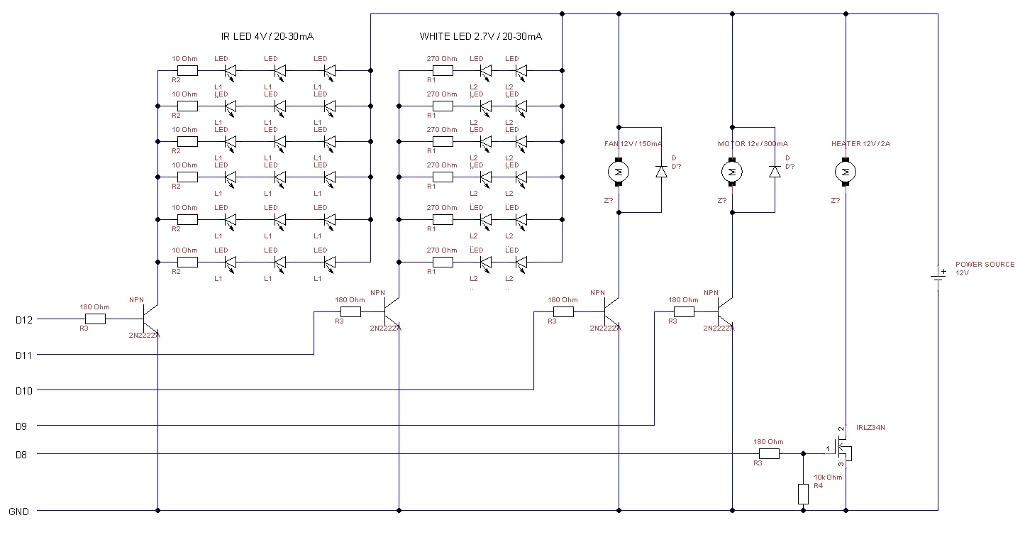 Control a few 12v circuits with an Arduino - General Guidance - Arduino ...