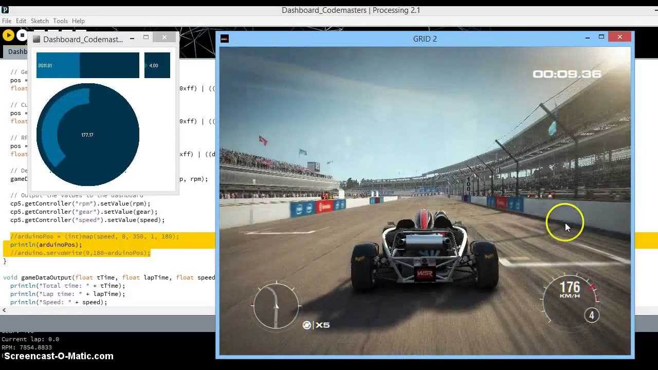 Physical dashboard for race games - Interfacing w/ Software on the ...