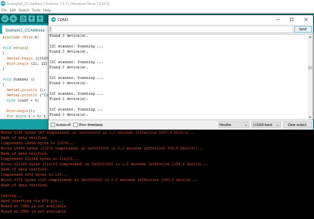BME680 Sensor is not working and No address is showing on I2C Scan ...