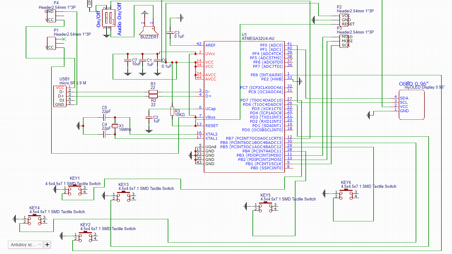 Upload Code To Atmega32u4 Using Arduino Uno 3rd Party Boards