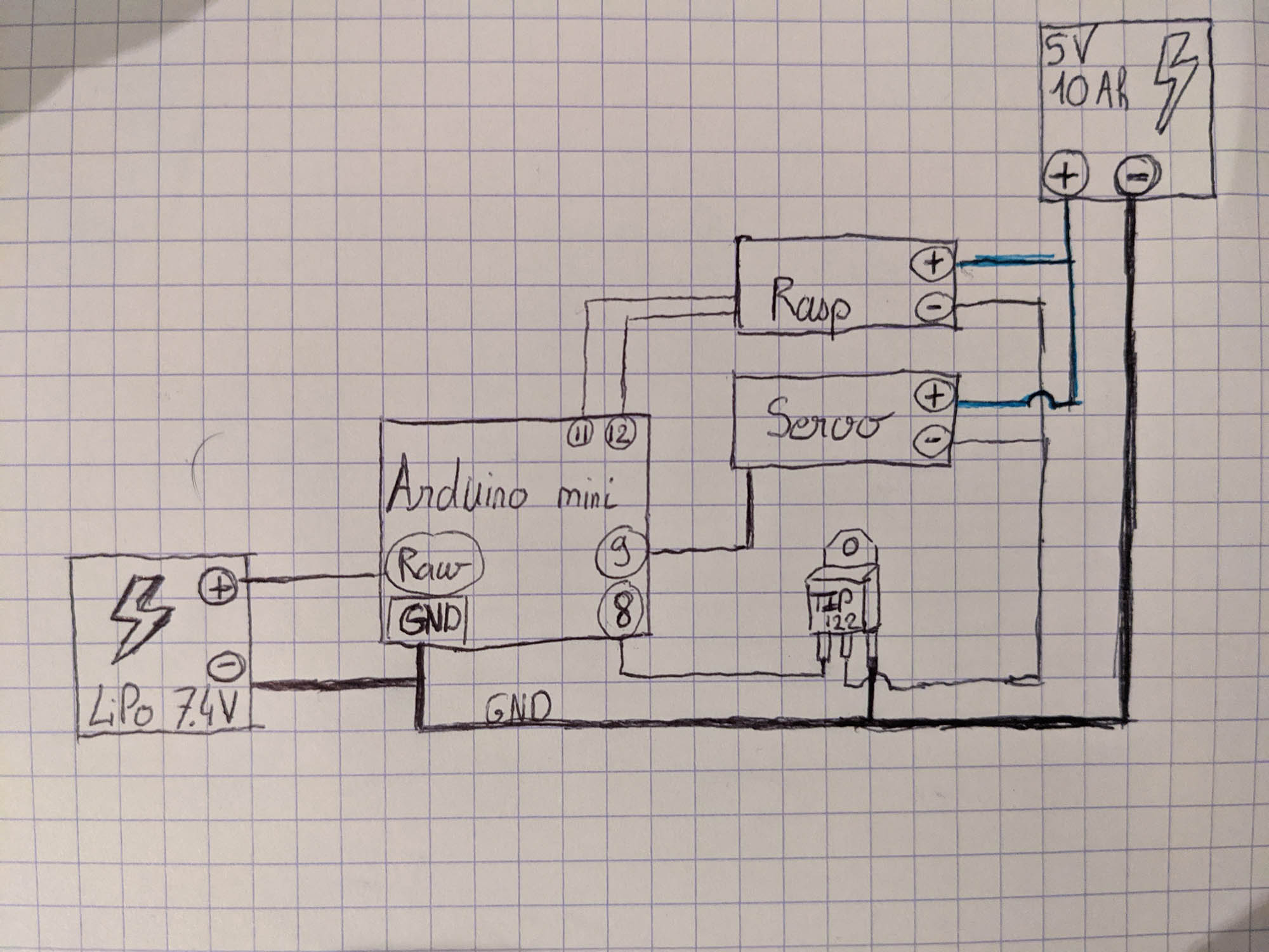 Transistors to power a Raspberry - General Electronics - Arduino Forum
