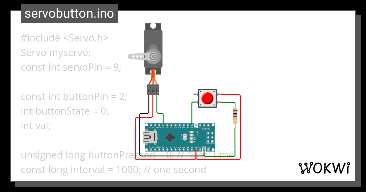 Servo con un boton - Software - Arduino Forum