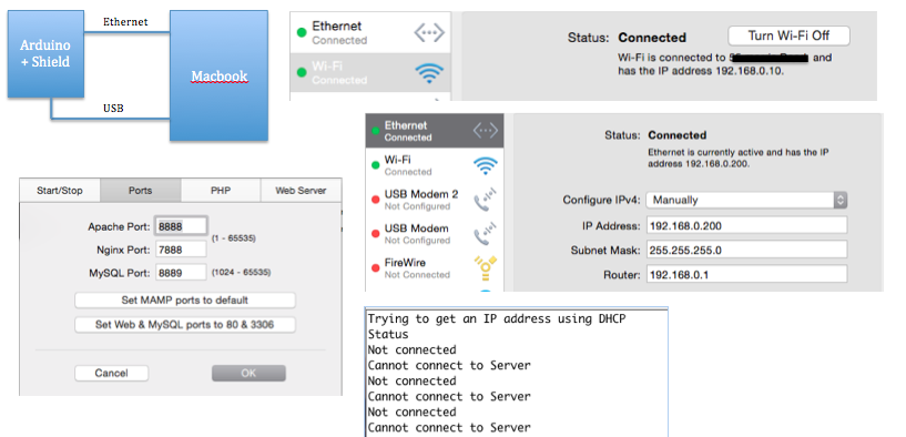 Connecting my Ethernet shield - Networking, Protocols, and Devices - Arduino Forum