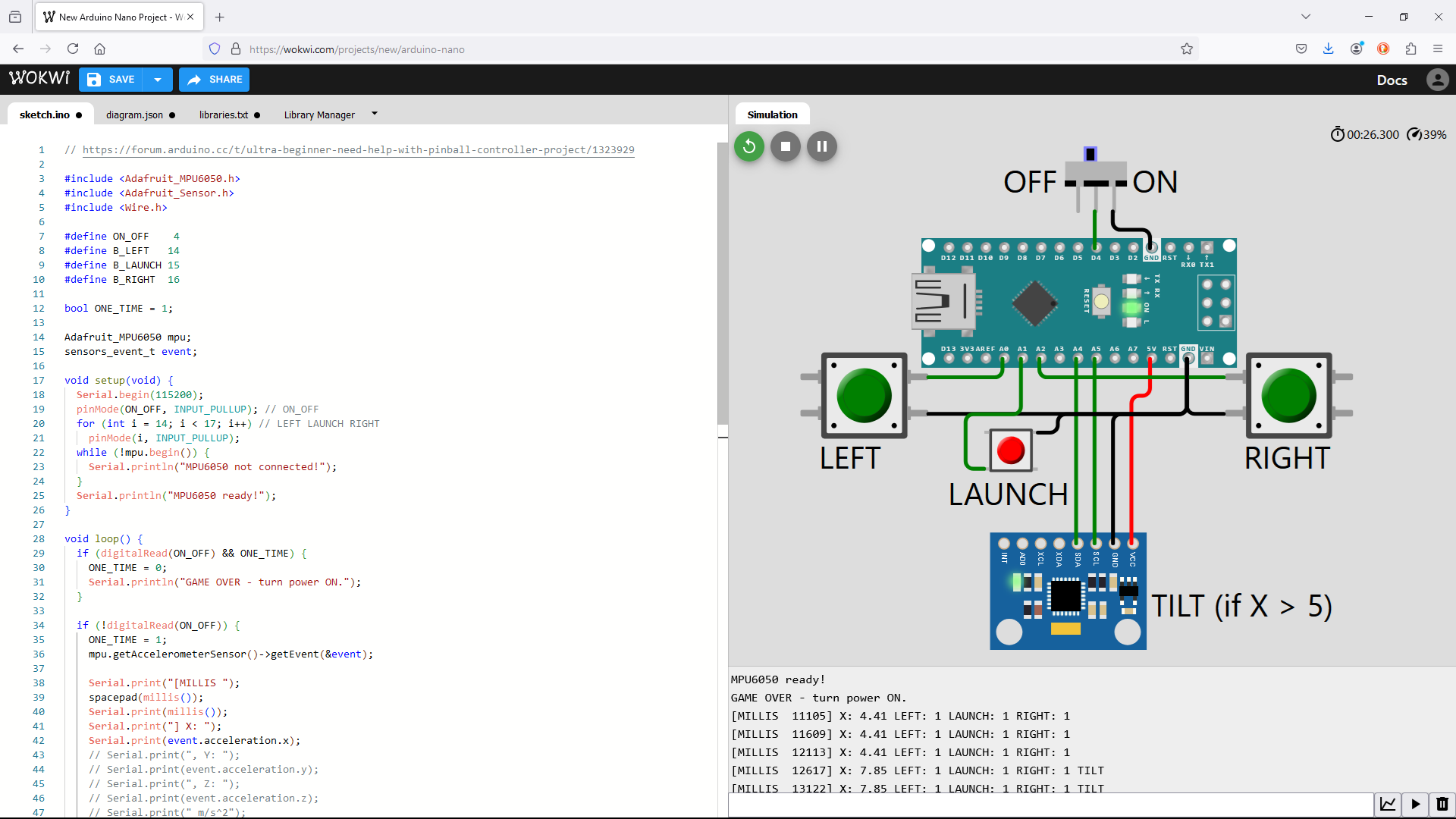 Ultra beginner need help with pinball controller project - General Guidance - Arduino Forum