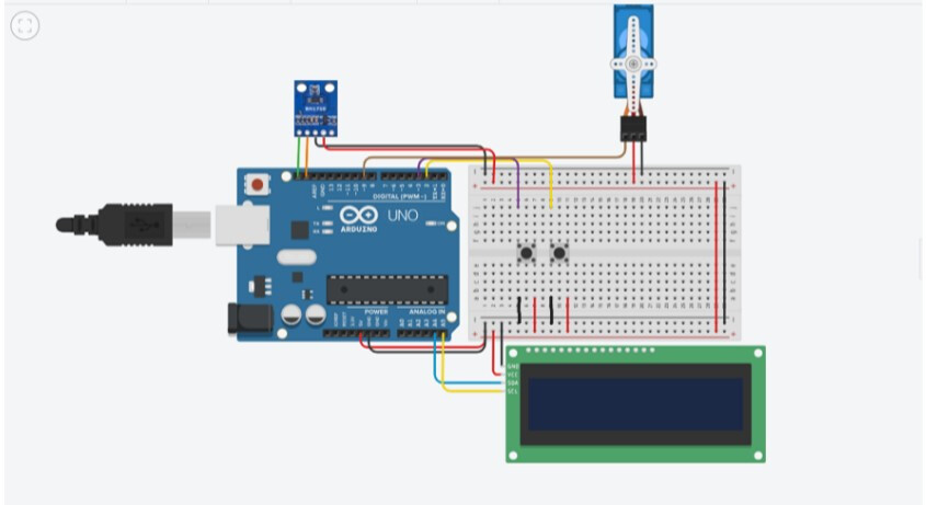 Uso de doble comunicacion por I2C con pantalla LCD con modulo I2C y ...