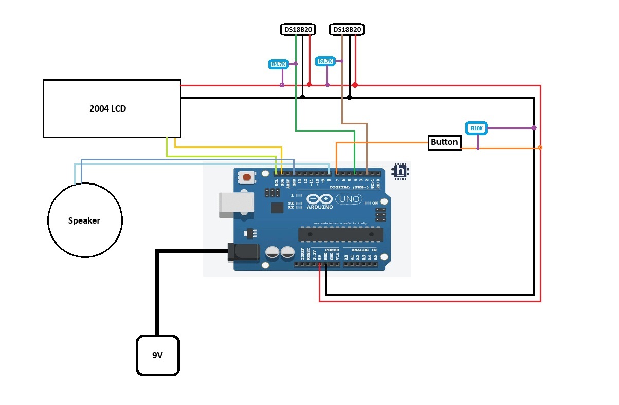 Cant Get Two Ds18b20 Sensors Read On Different Pins Programming Arduino Forum 