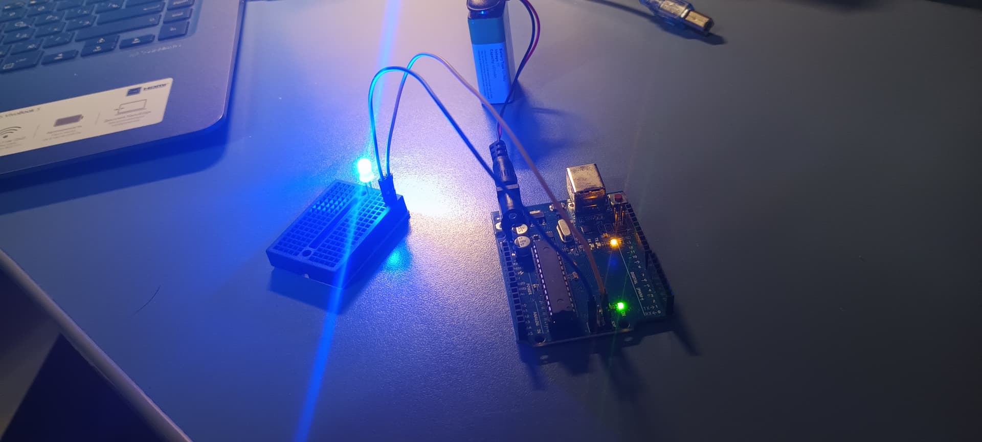 Miso On The Icsp Header To Switch On Off The Led Programming