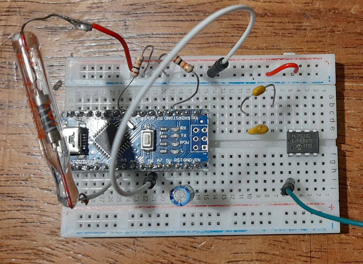 Easiest way to make sure analog in voltage wont fry the board when off ...