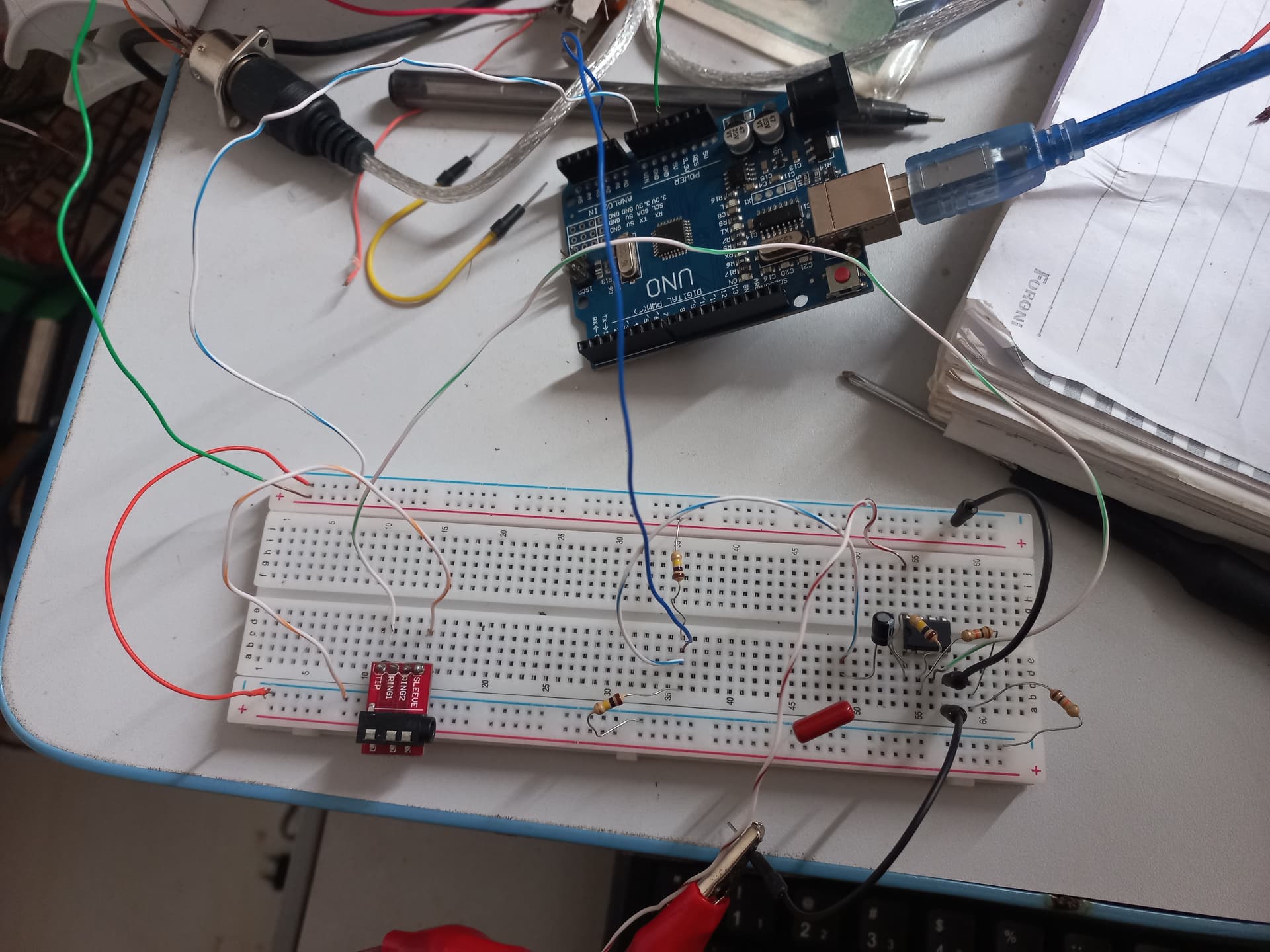 Eletric Guitar Tuner opamp problem - General Electronics - Arduino Forum