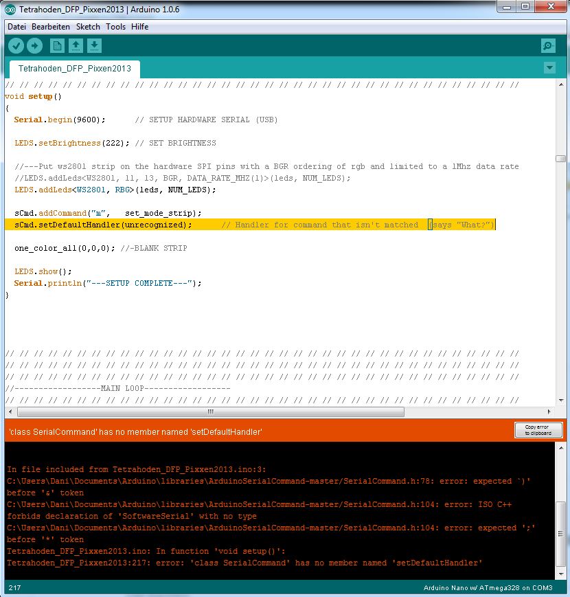 Bitte um Hilfe :) - Deutsch - Arduino Forum