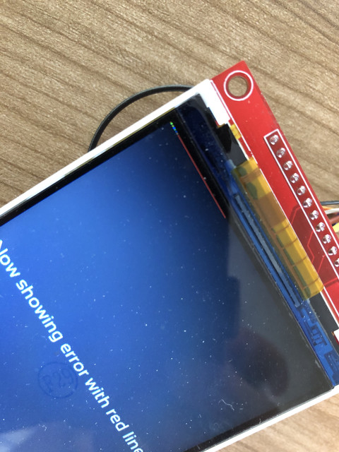 ESP32 - TFT - MFRC522 > Red stripes - Page 2 - Displays - Arduino Forum