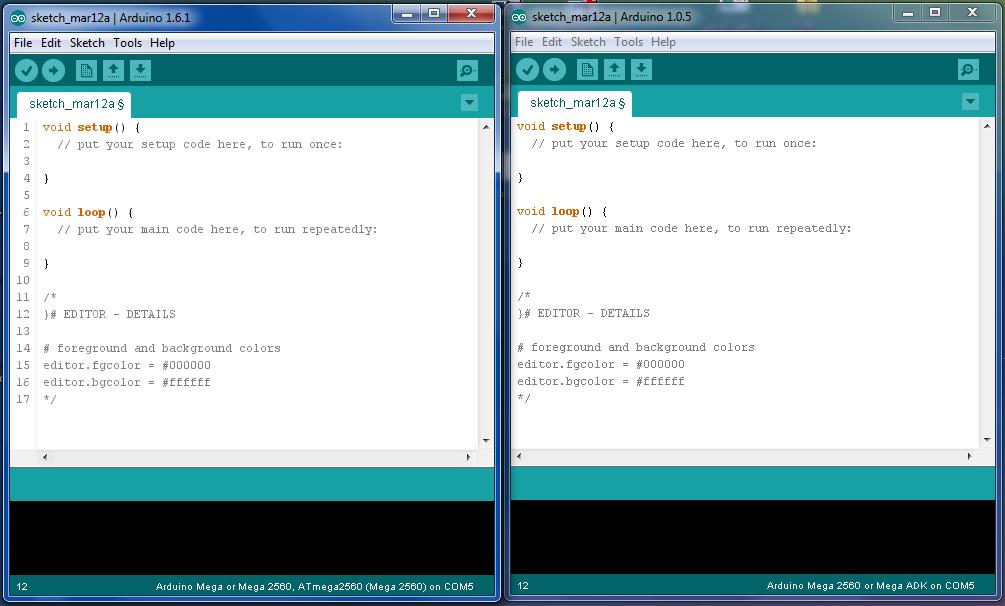 IDE 1.6.1 versus IDE 1.05 - IDE 1.x - Arduino Forum