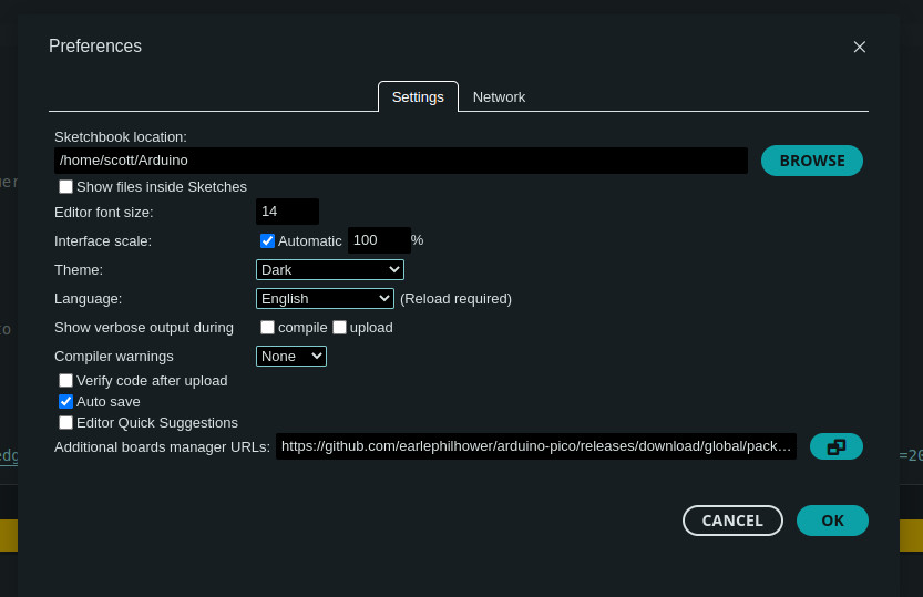 Arduino IDE 2.2.1 - auto save popup box - The file 'xx.ino' as been changed on the file system ...