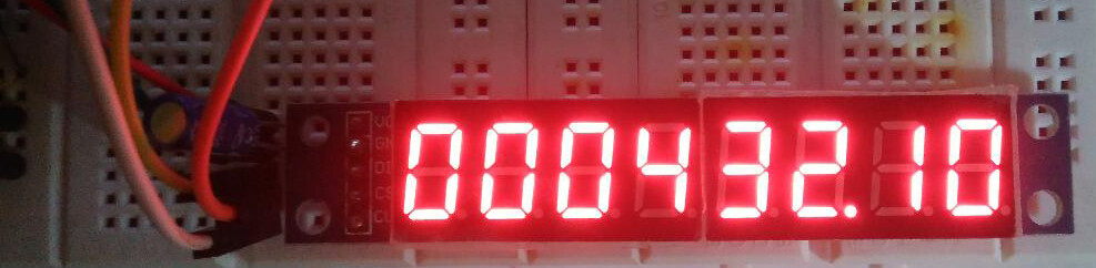 Displaying Float Values on MAX7219 - Displays - Arduino Forum