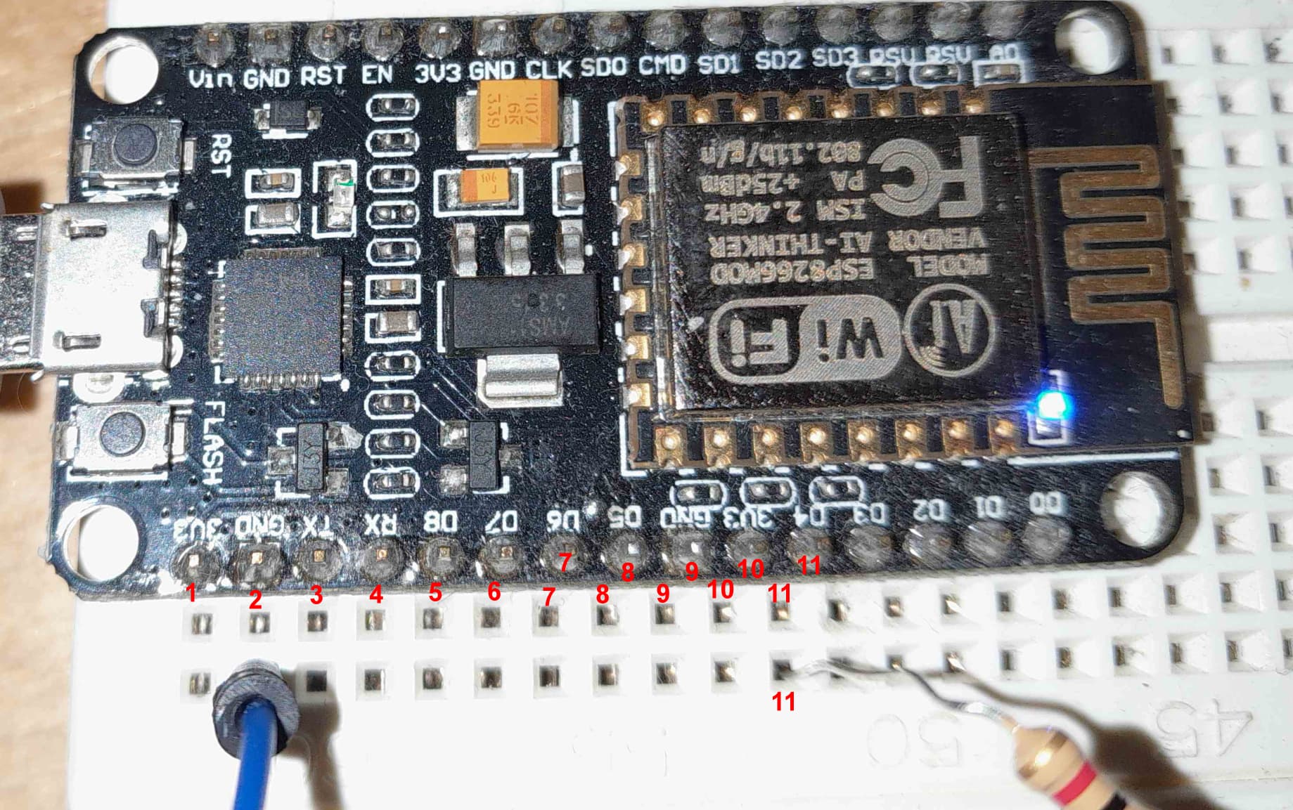 Temperartursensor DS18B20 an NodeMCU ESP8266 zeigt keine Werte - Page 7 - Deutsch - Arduino Forum