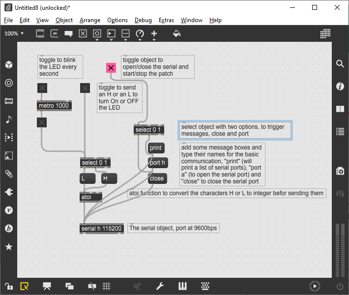I try to control a strip led with Max msp - Programming - Arduino Forum