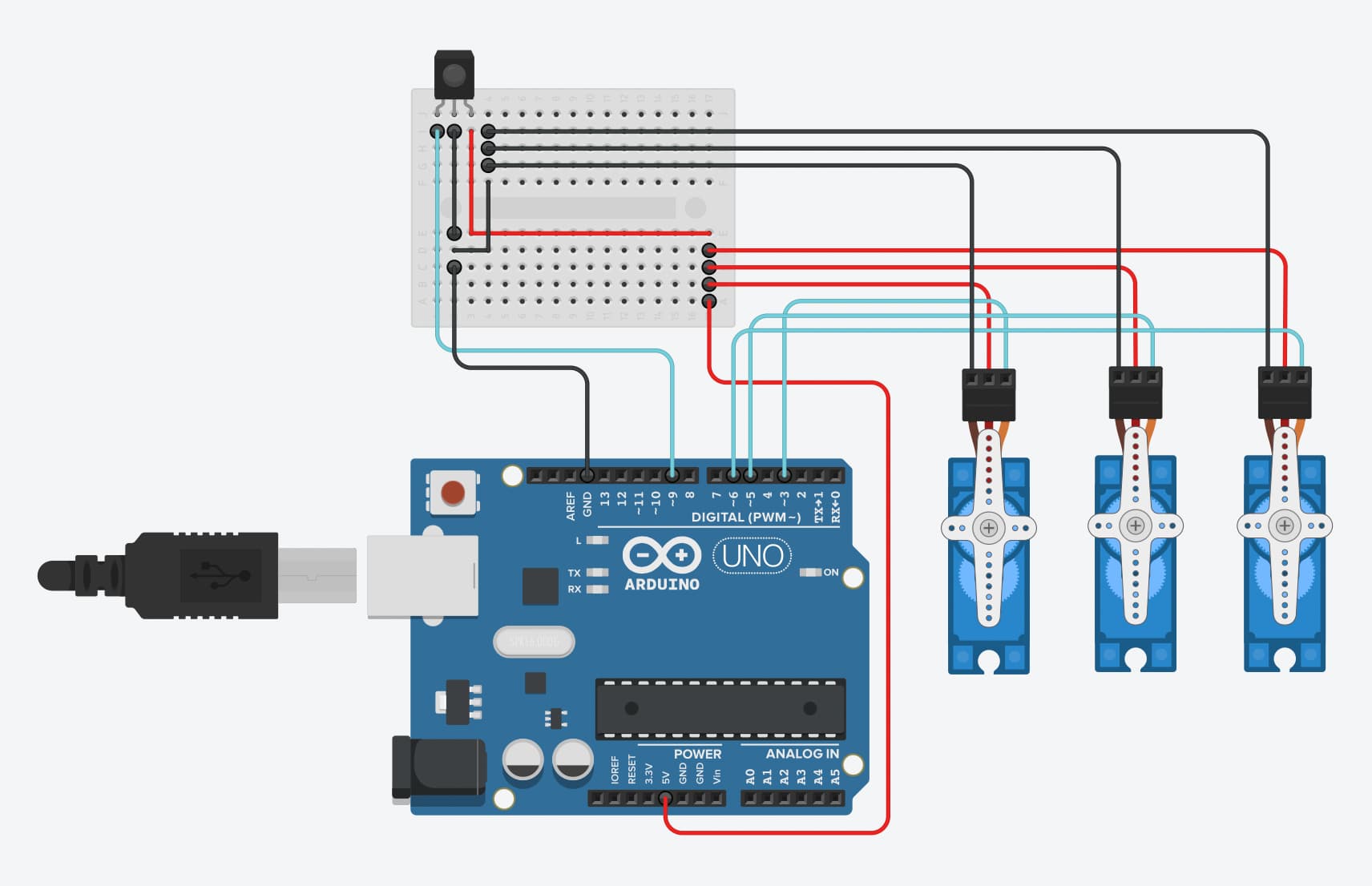 Controlling 3 Servos With An Ir Remote Programming Arduino Forum