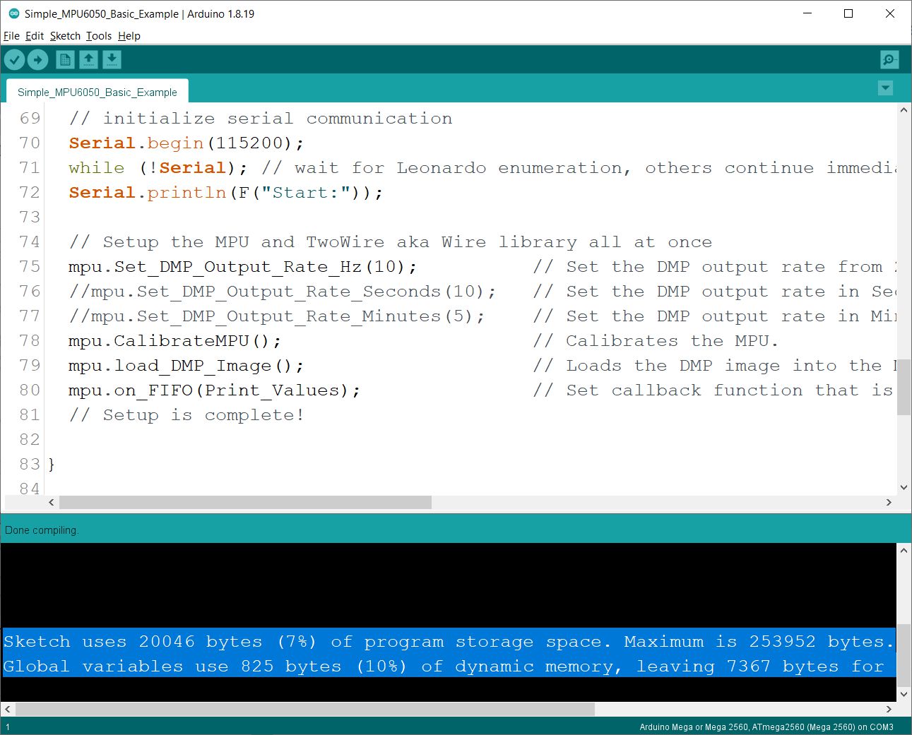 Polling instead of interrupt for MPU6050 on GY521 - Page 2 - Sensors - Arduino Forum
