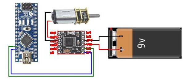 Probleme Arduino-DRV8833 et moteur DC - Français - Arduino Forum