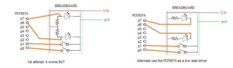 I2C PCF8574 Adventures with switches and leds - Showcase - Arduino Forum