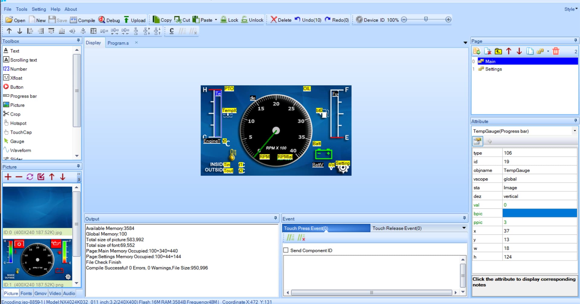 Nextion Display Progress Bar going up, but never down.ion - General Guidance - Arduino Forum